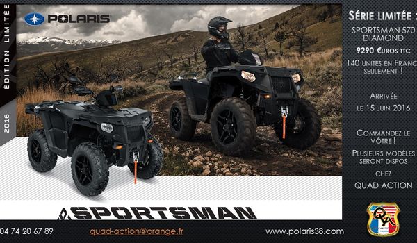 Serie Limitee 570 Sportsman Diamond | Blog Groupe Quad Action